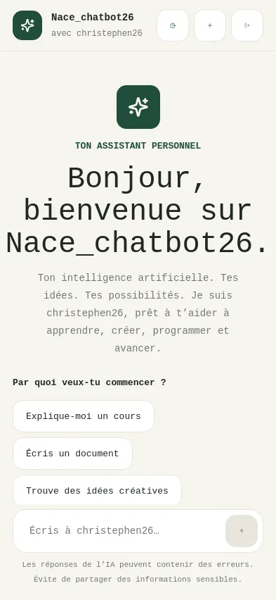 NaceChatbot26 AI Mobile