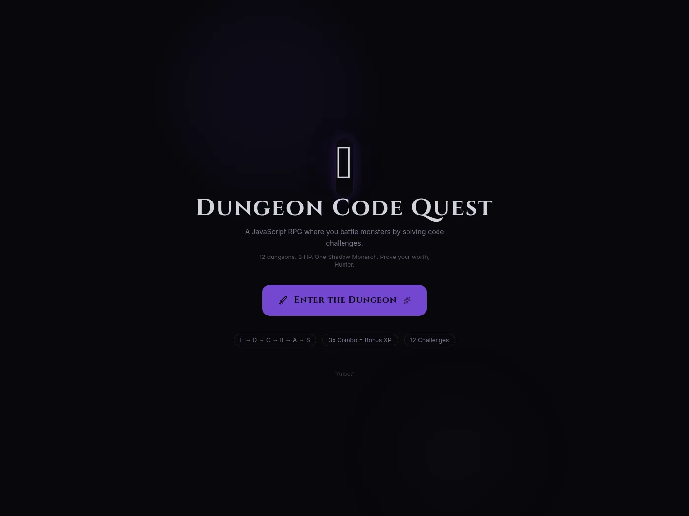 Dungeon Code Quest