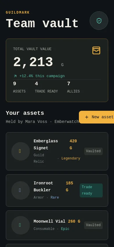 LARP Wallet Mobile