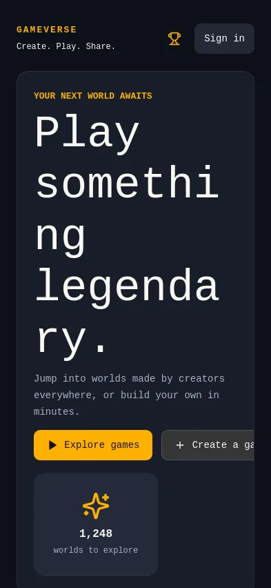 GameVerse Builder