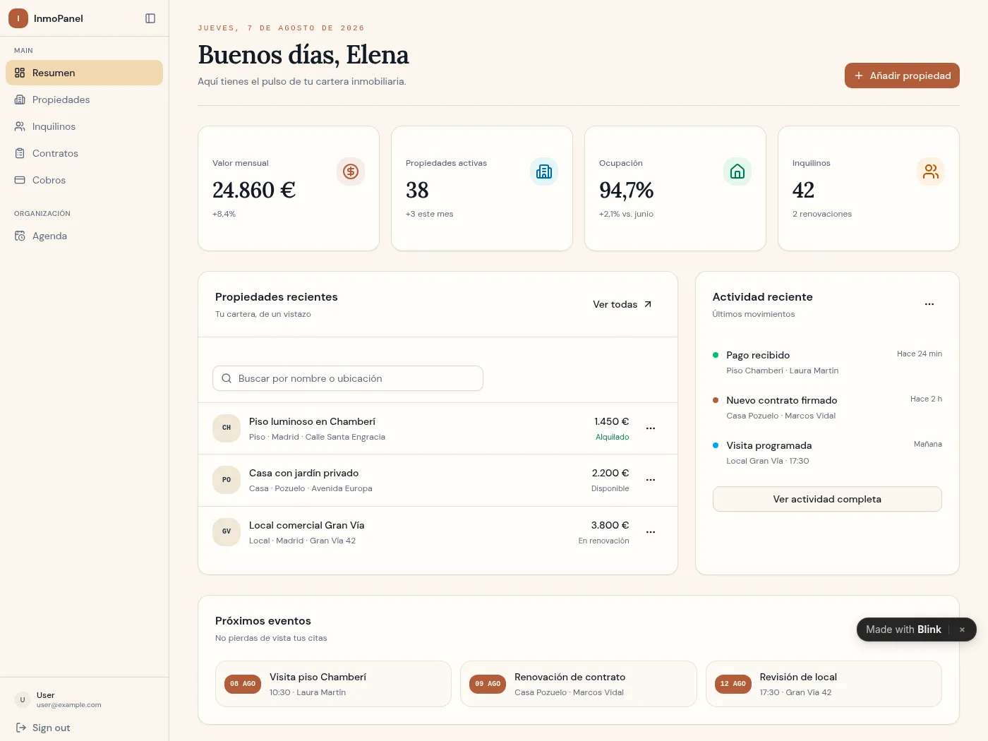 InmoPanel Admin