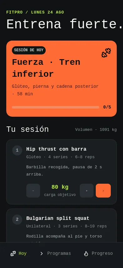 FitPro Gym Tracker