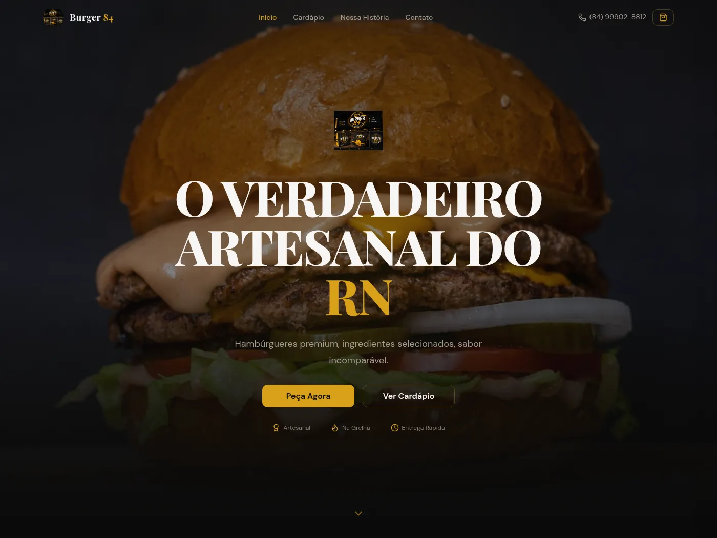 Burger 84 Gourmet Site
