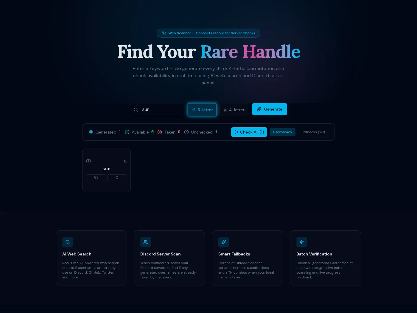OG Username Scanner