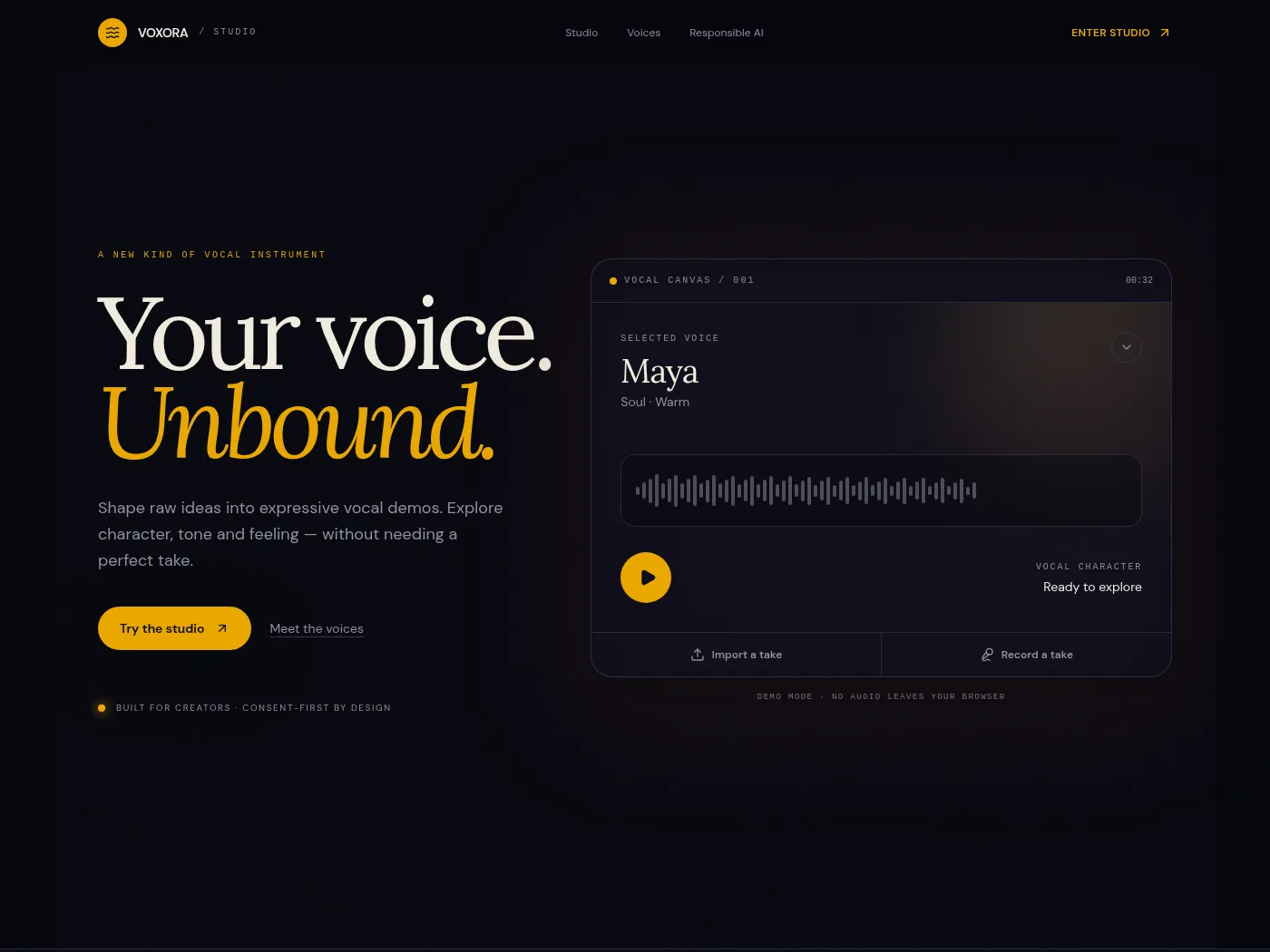 Vocal Artist Clone Site