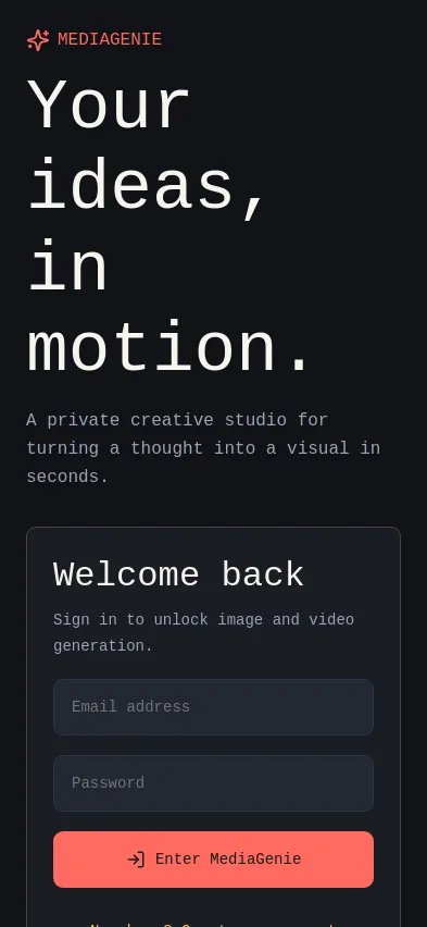 MediaGenie App