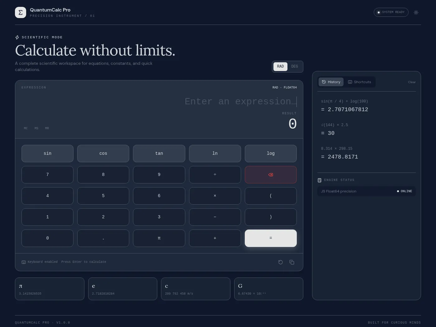 QuantumCalc Pro