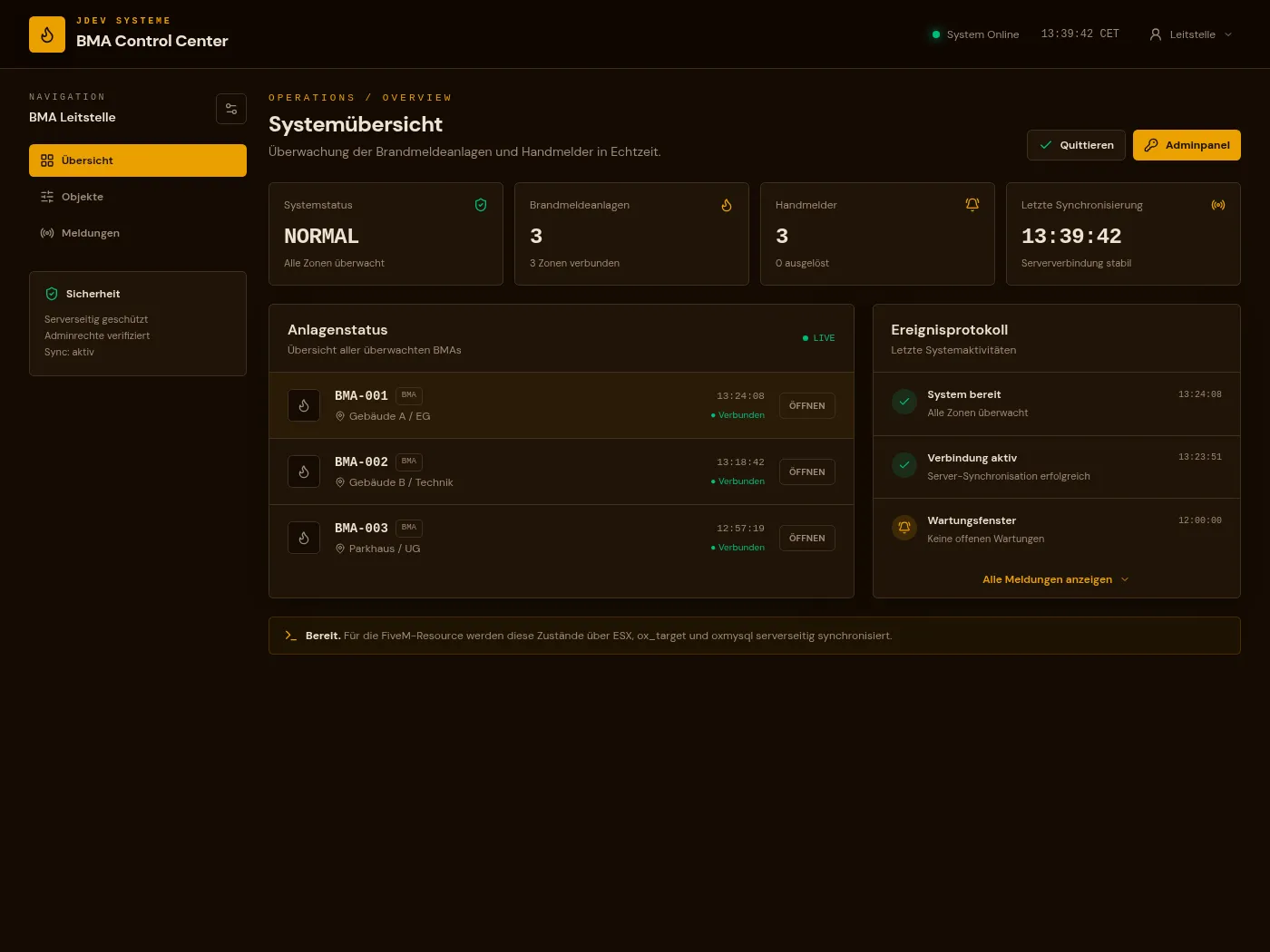 FireM ESX BMA Suite
