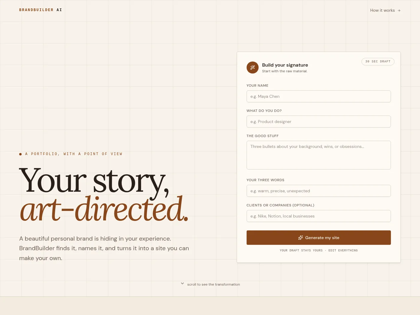 BrandBuilder AI