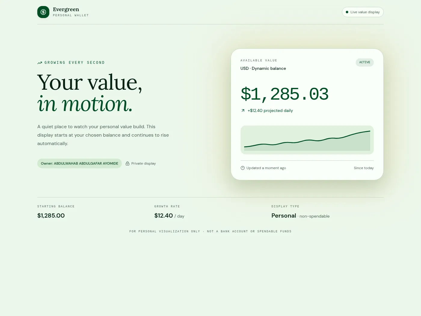 Dynamic Currency Wallet