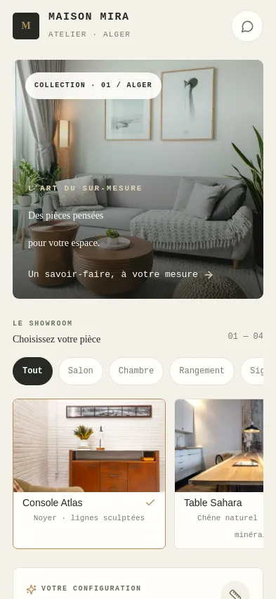 Showroom Mobilier Premium