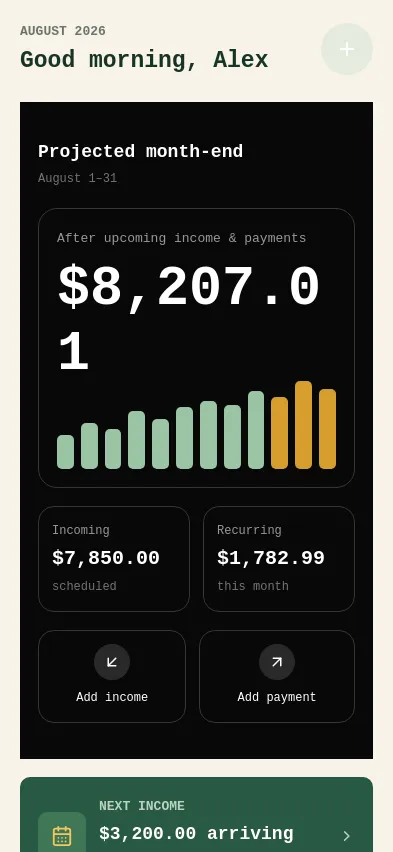 MonthTrack Finances