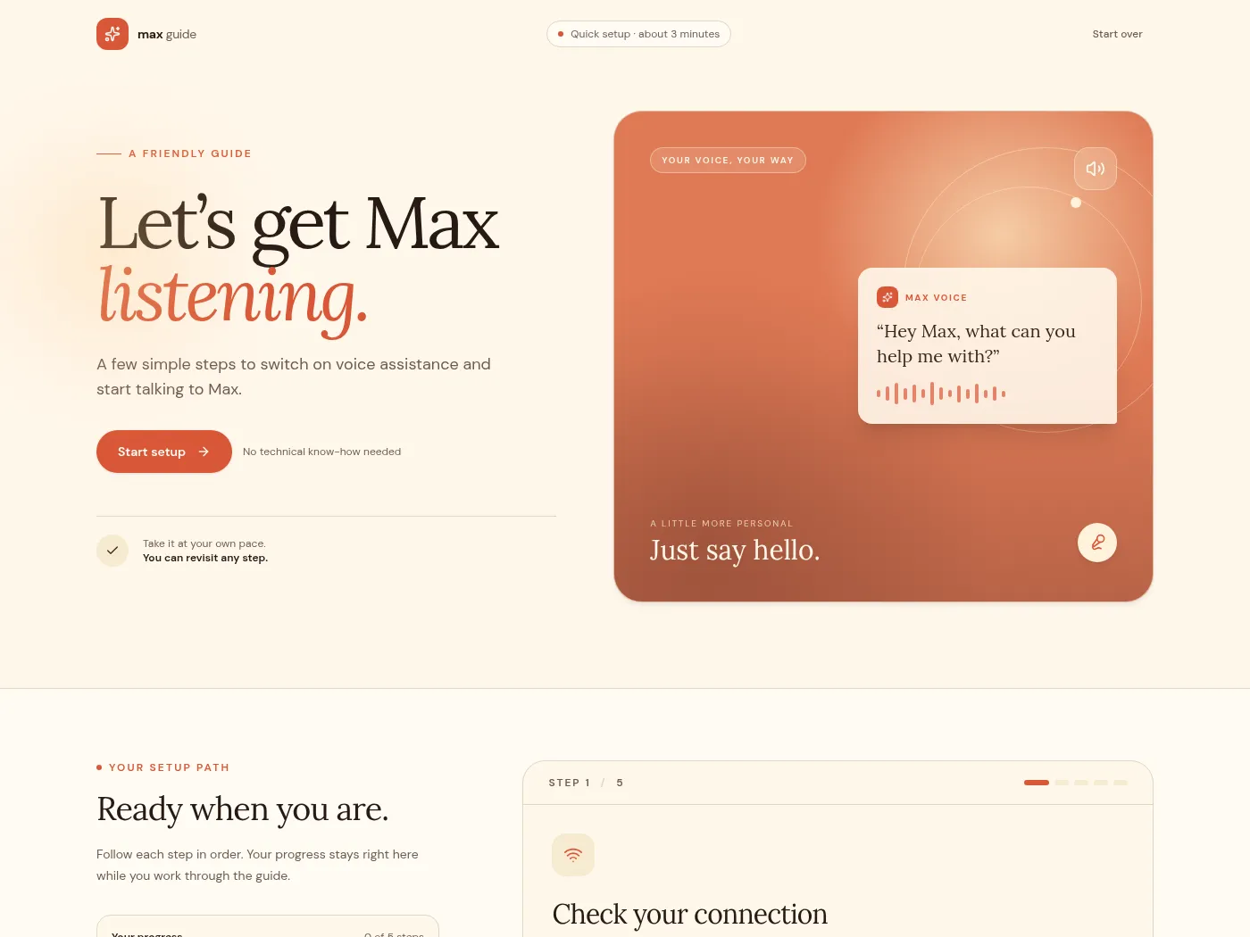 Max Voice Assistant Guide