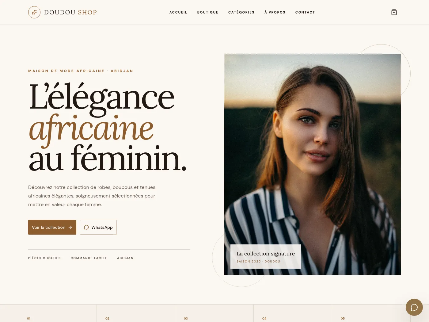 DOUDOU SHOP Fashion Website