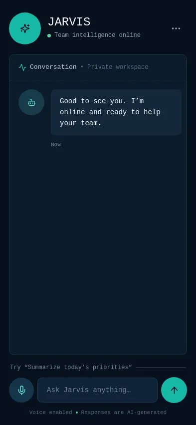 Jarvis AI Voice Assistant