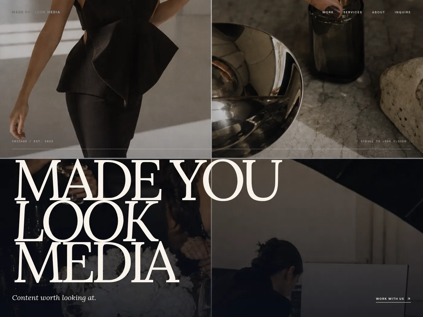 MADE YOU LOOK Editorial Site