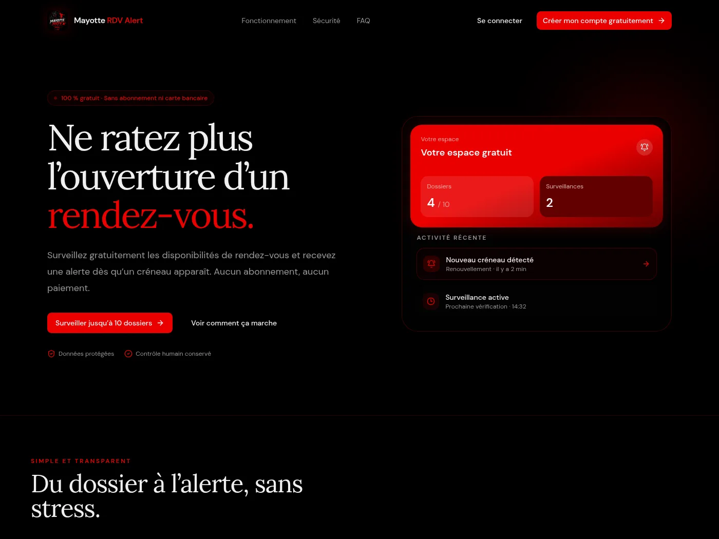 Mayotte RDV Alert