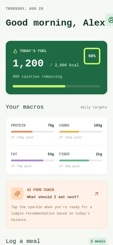 SnapNutri Tracker