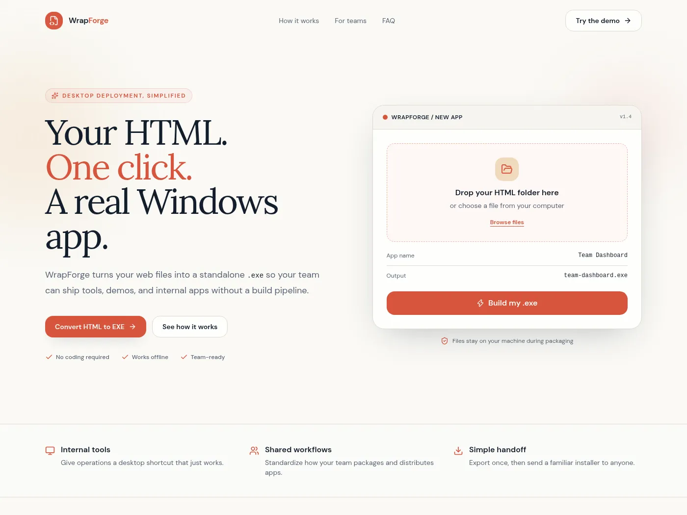 HTML to EXE Converter