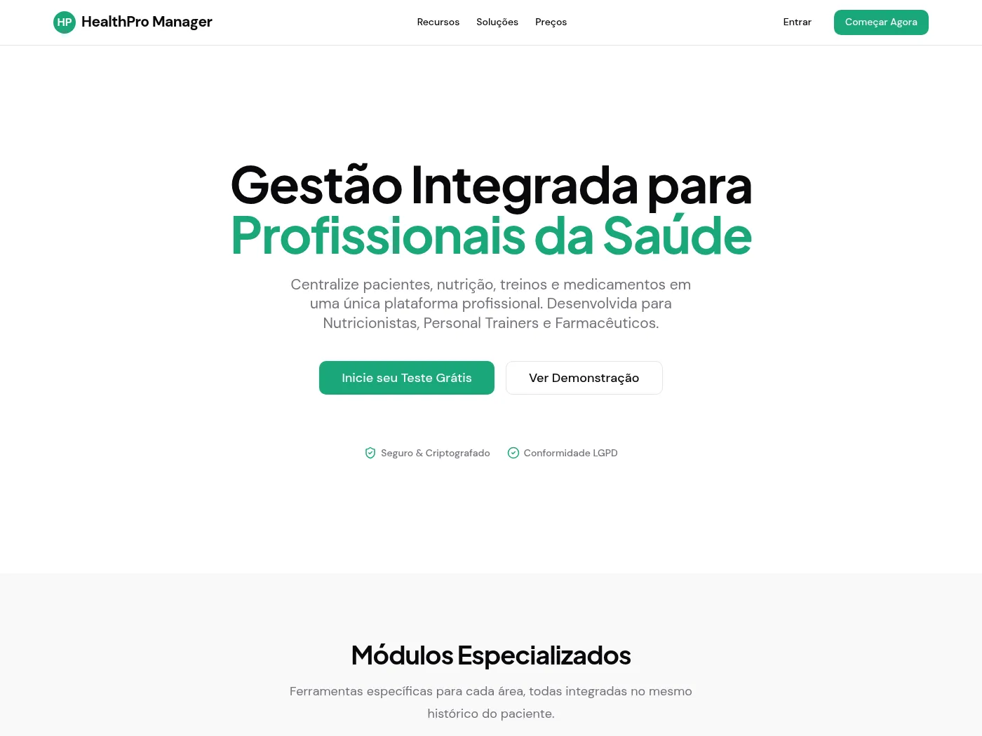 HealthPro Manager