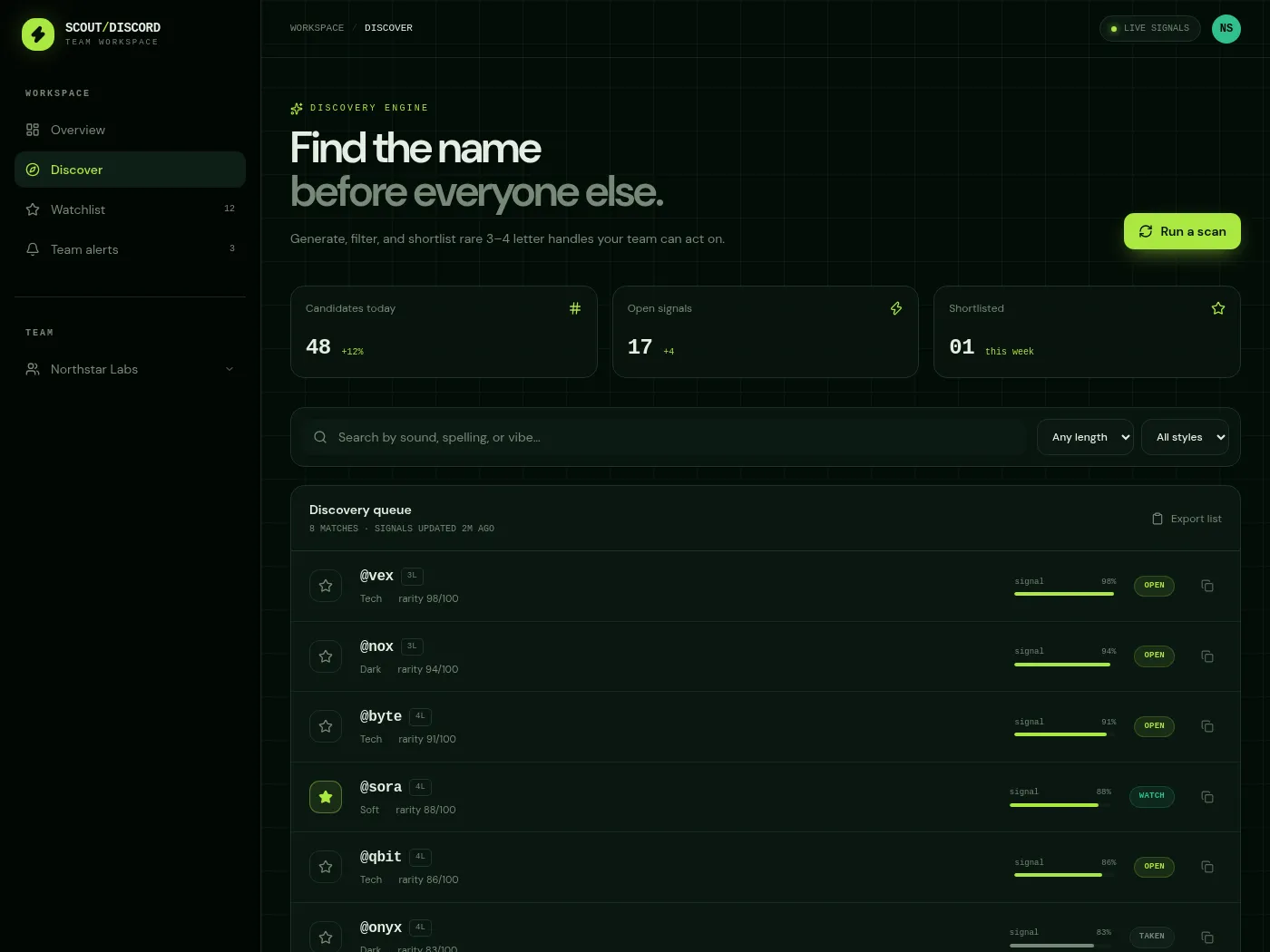 Discord Name Sniper