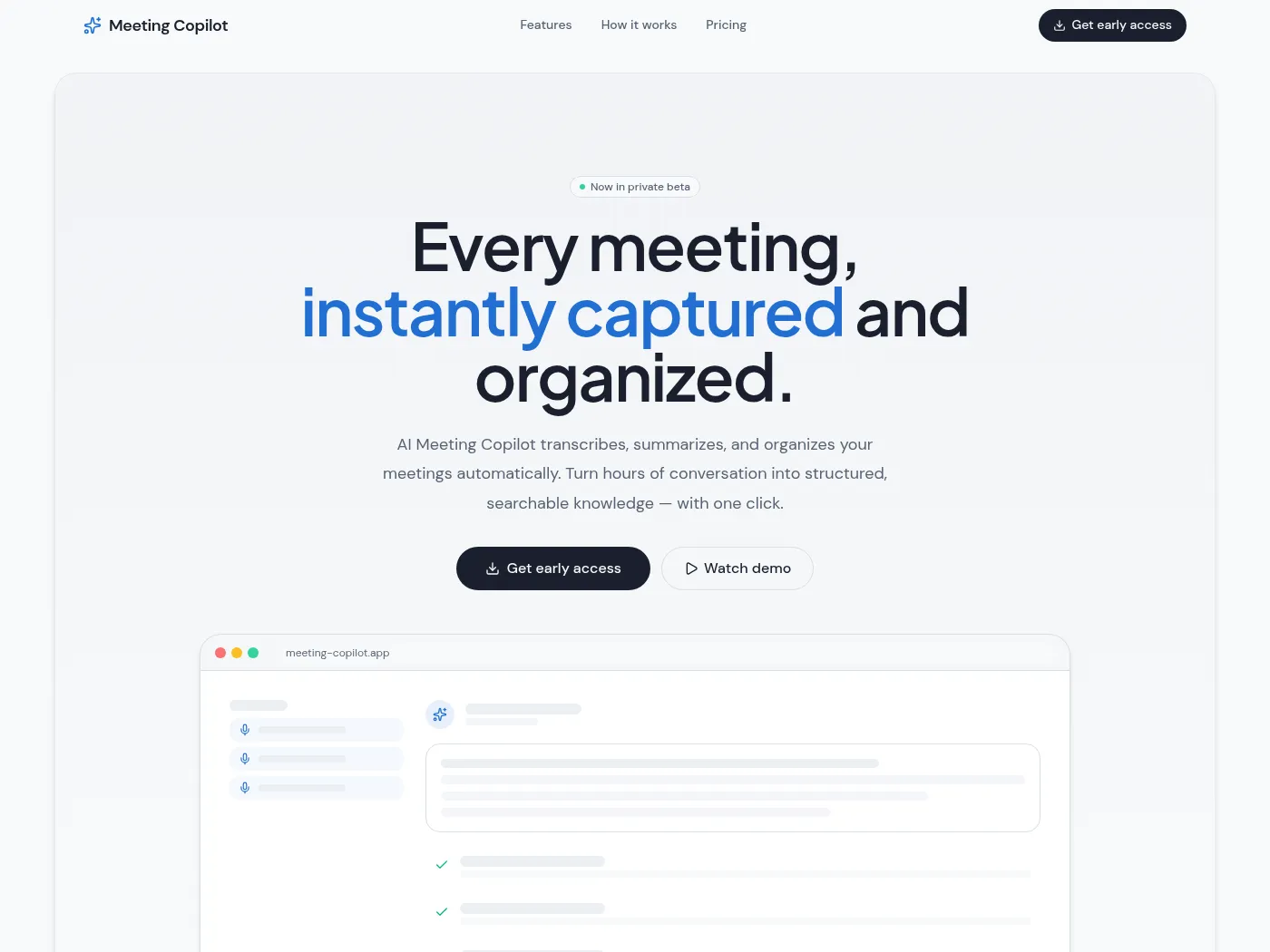 AI Meeting Copilot