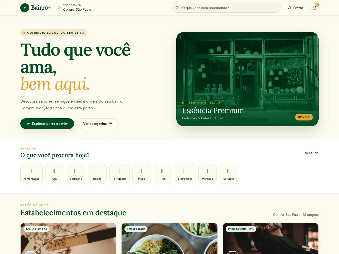 Bairro+ Marketplace