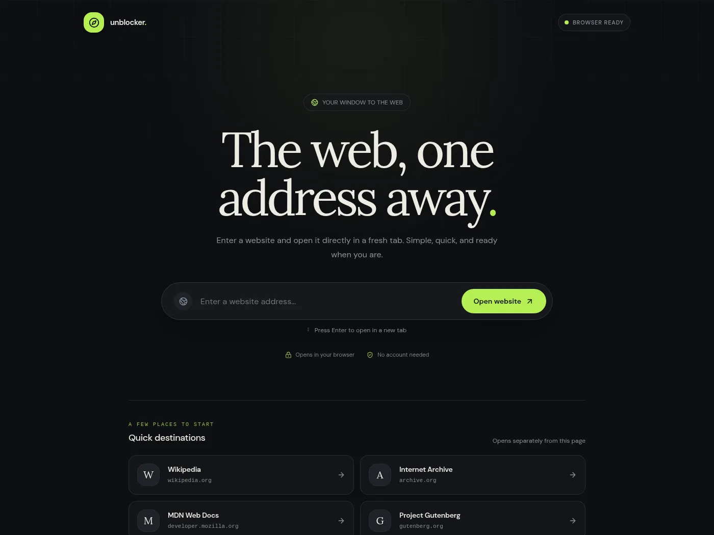 Unblocker Hub