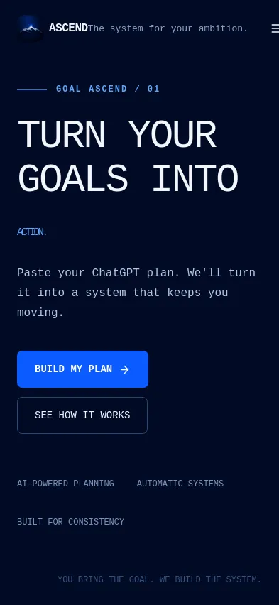Goal Ascend