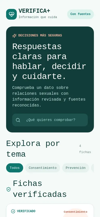Verifica+ Sexual Health