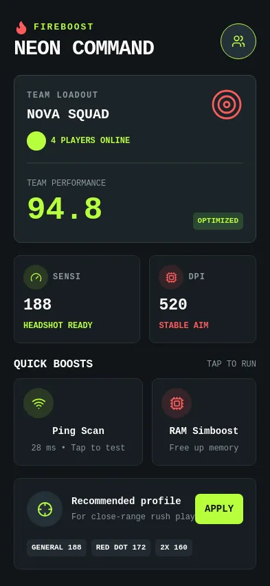 FireBoost Neon