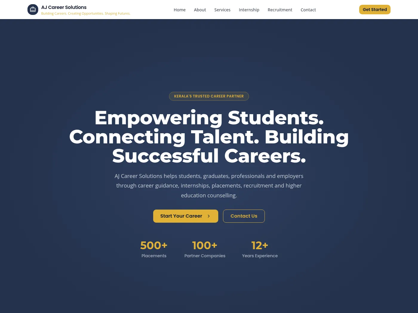 AJ Career Solutions Site