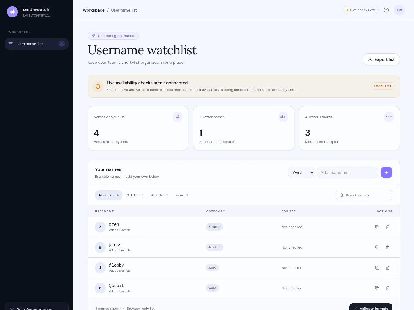 Discord Name Notifier