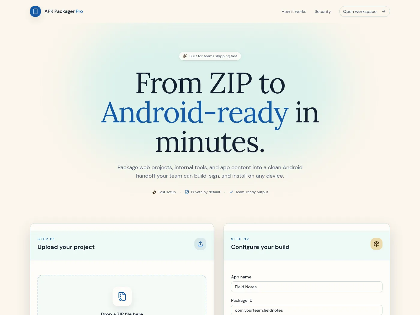 APK Packager Pro