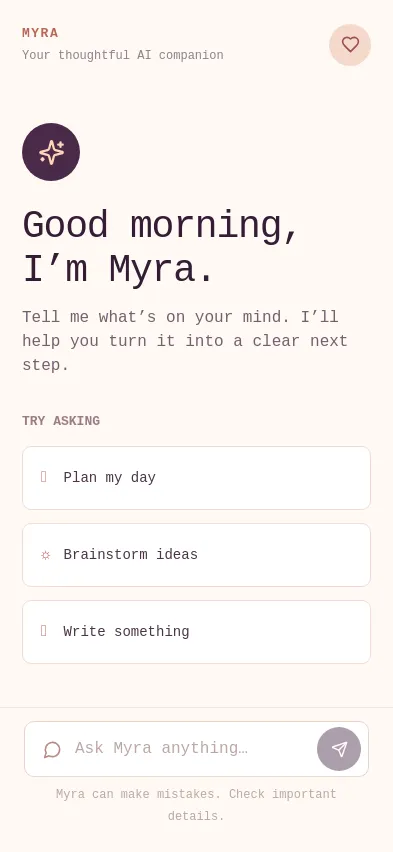 Myra AI Assistant
