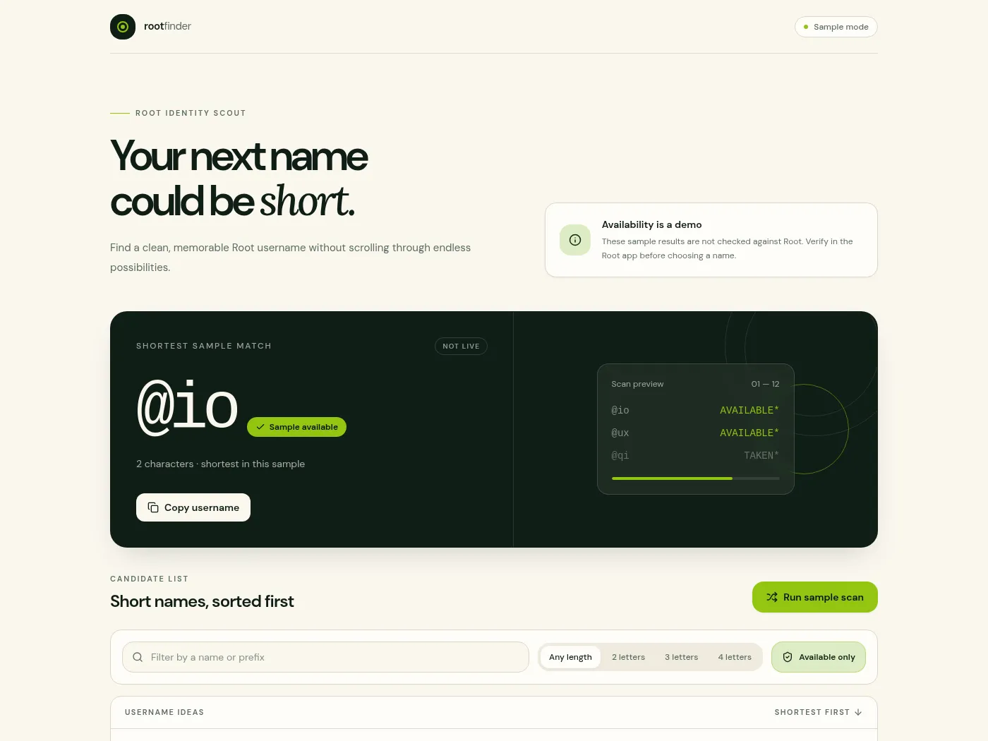Root Username Finder