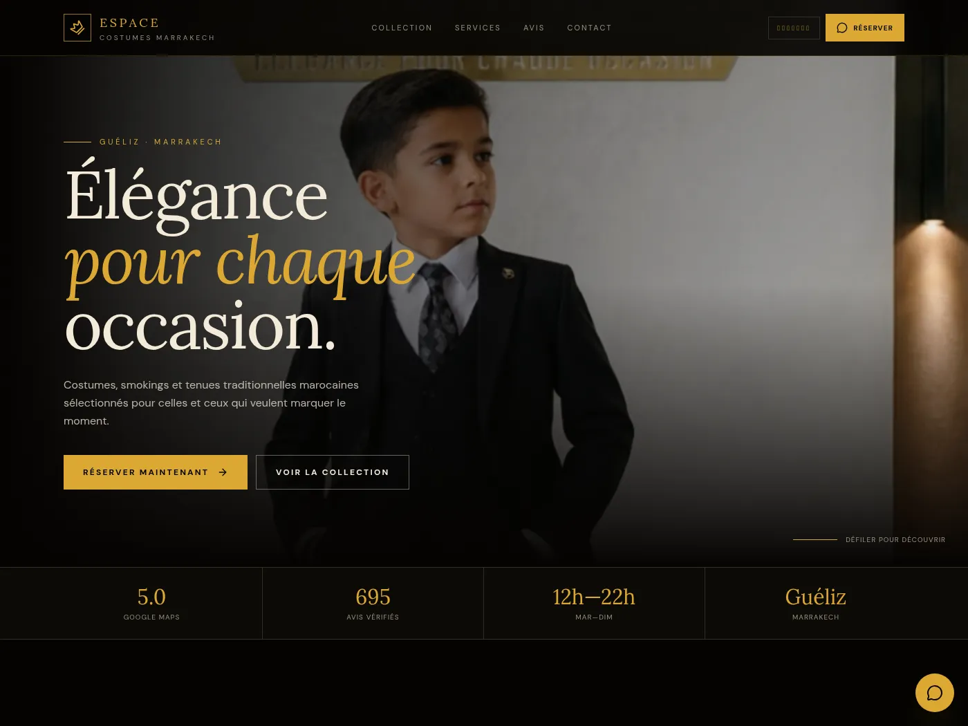 Espace Costumes Luxe Web