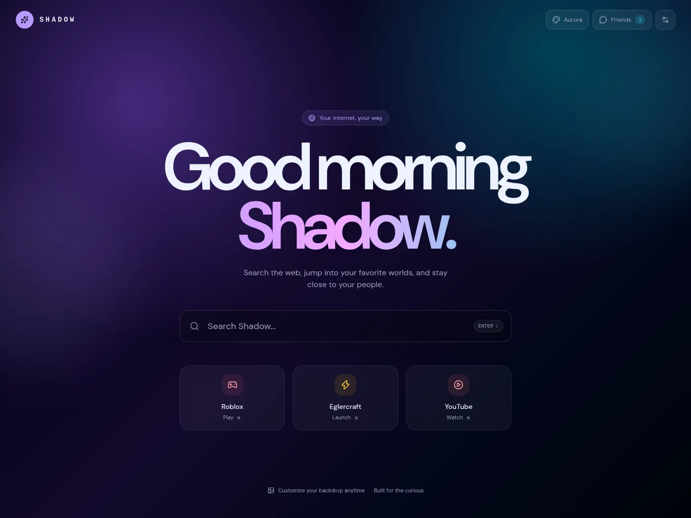 Shadow Social Search