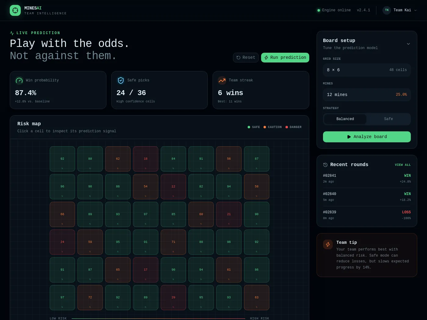 MinesAI Predictor