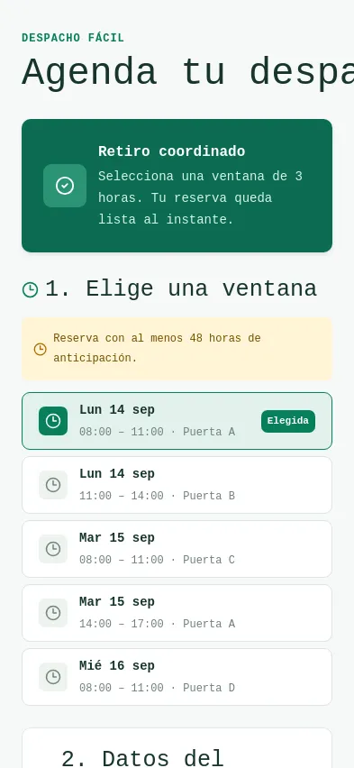 Despacho Fácil App