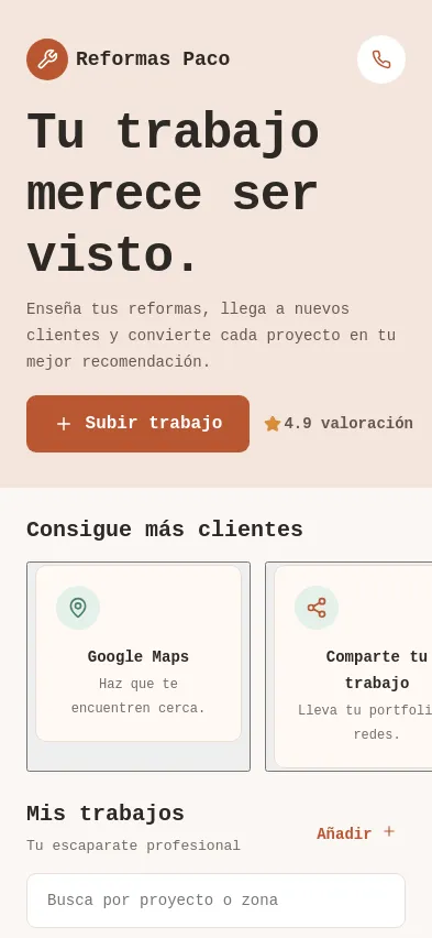Reformas Paco App