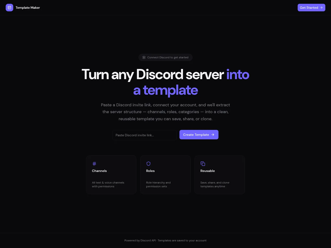 Discord Server Template