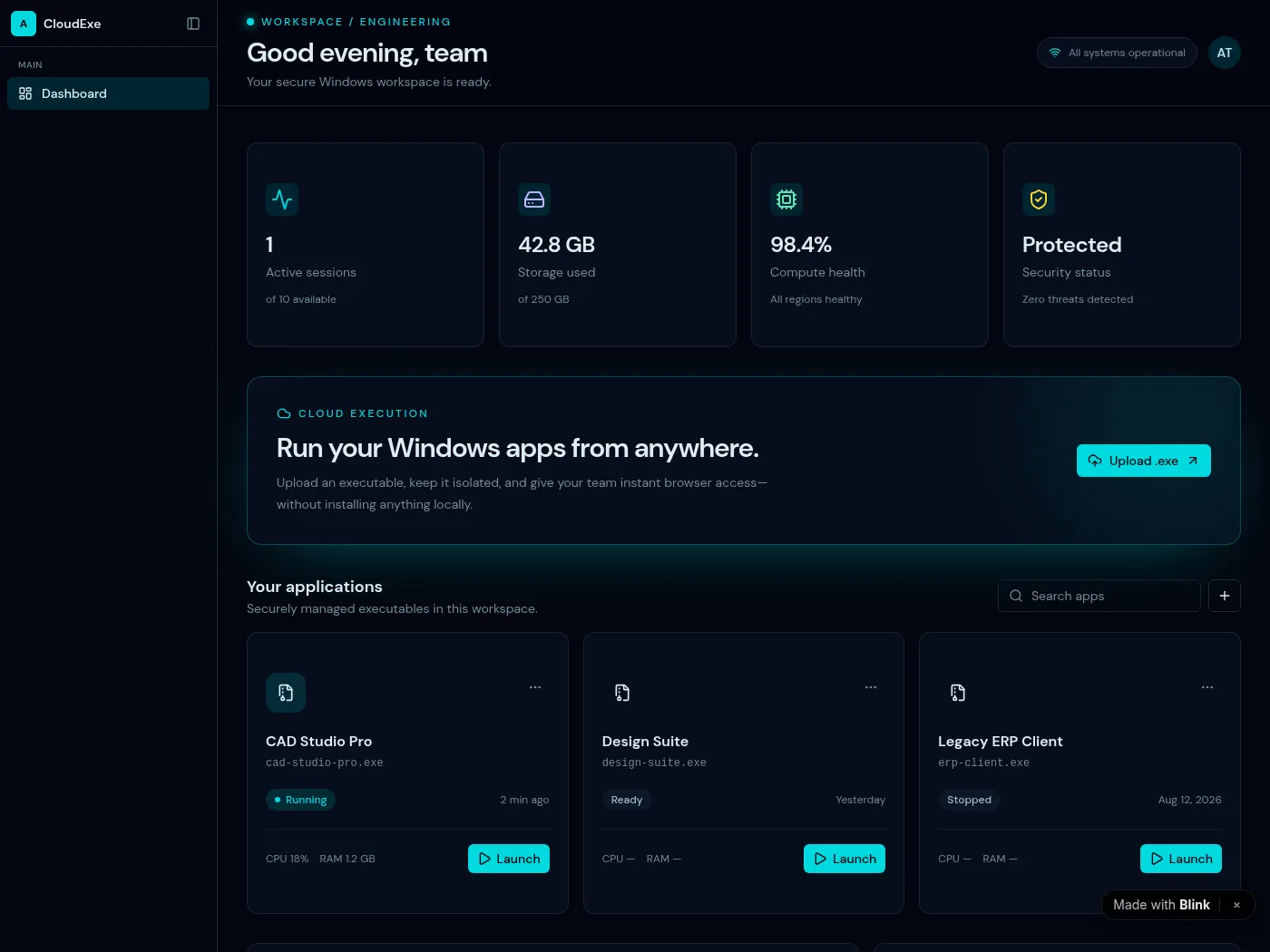 CloudExe Launcher