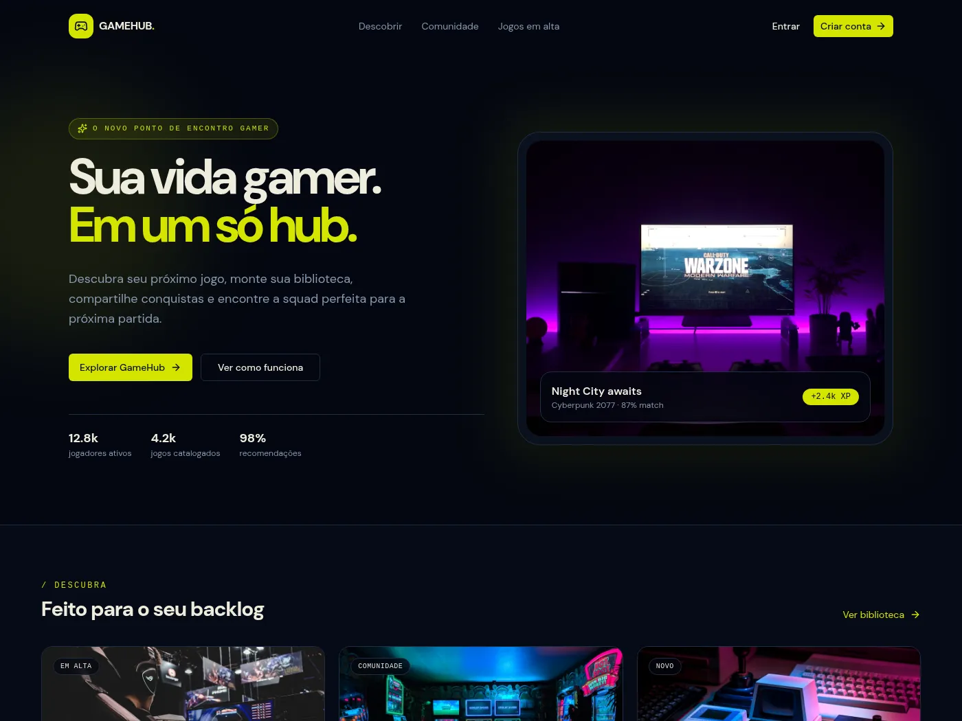 GameHub Central