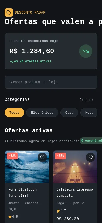 Desconto Radar