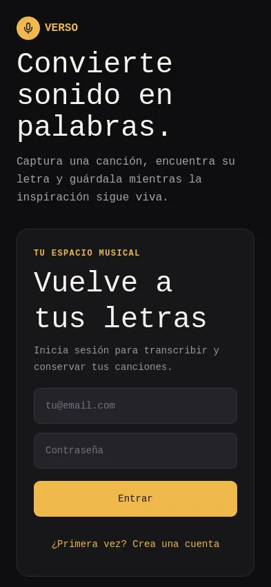 Lyric Transcriber App