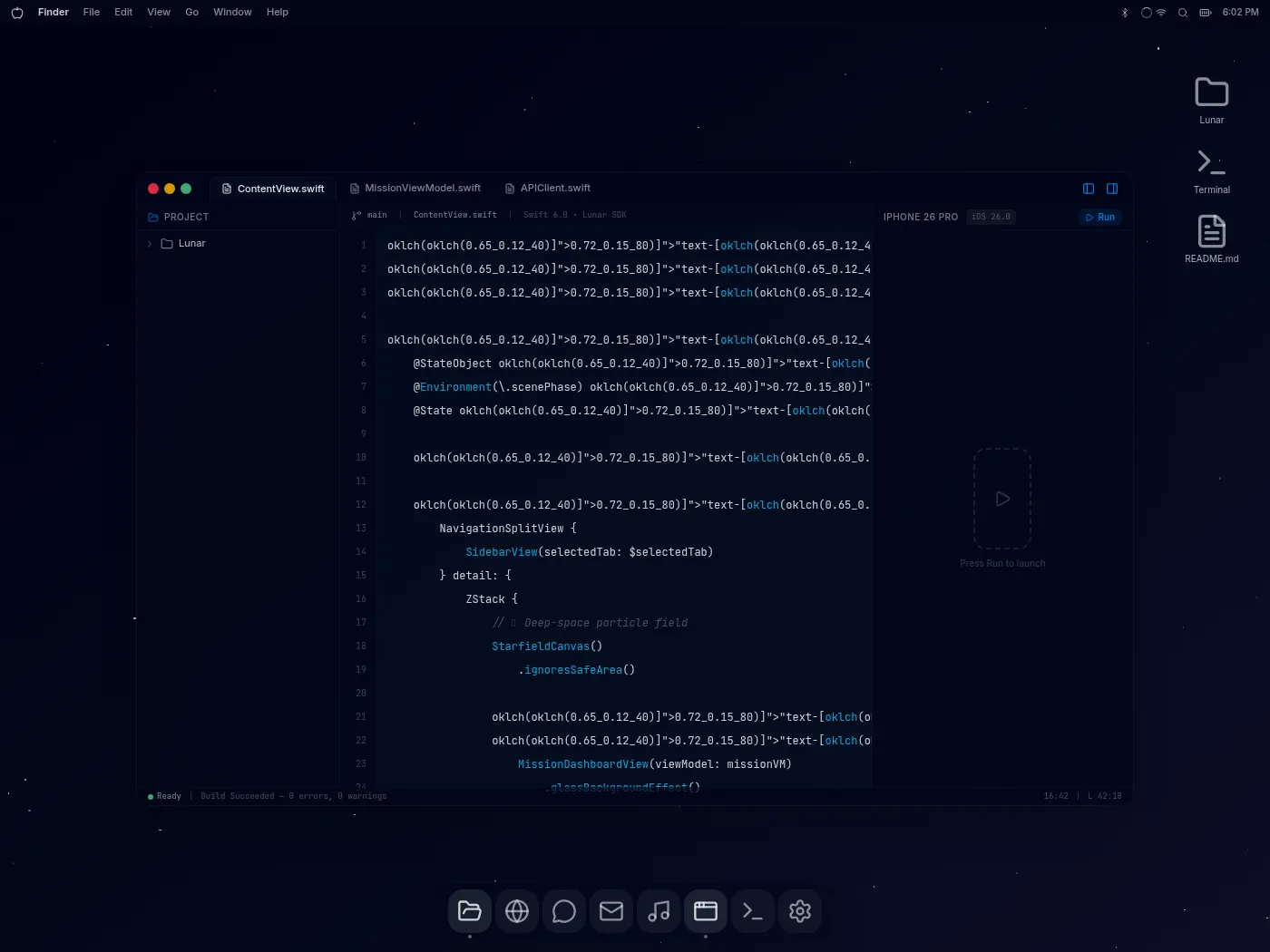 macOS 26 Web Simulator