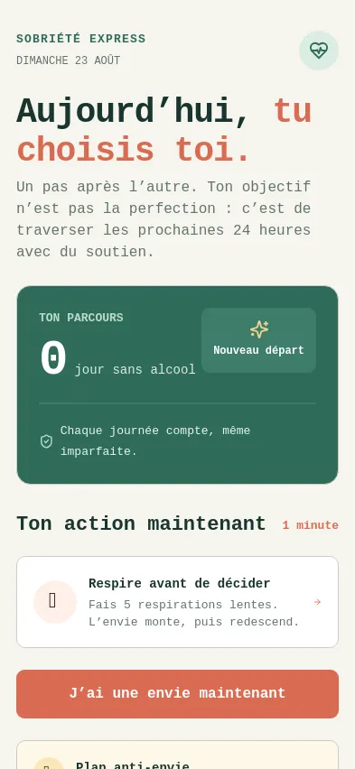 Sobriété Express