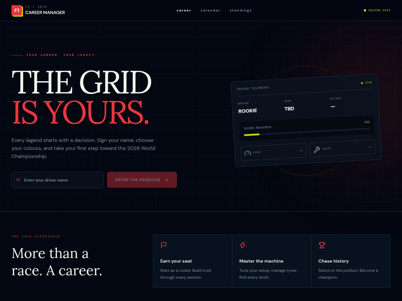 F1 Career Manager