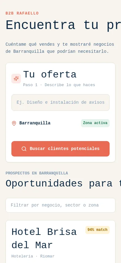 Rafaello B2B Finder